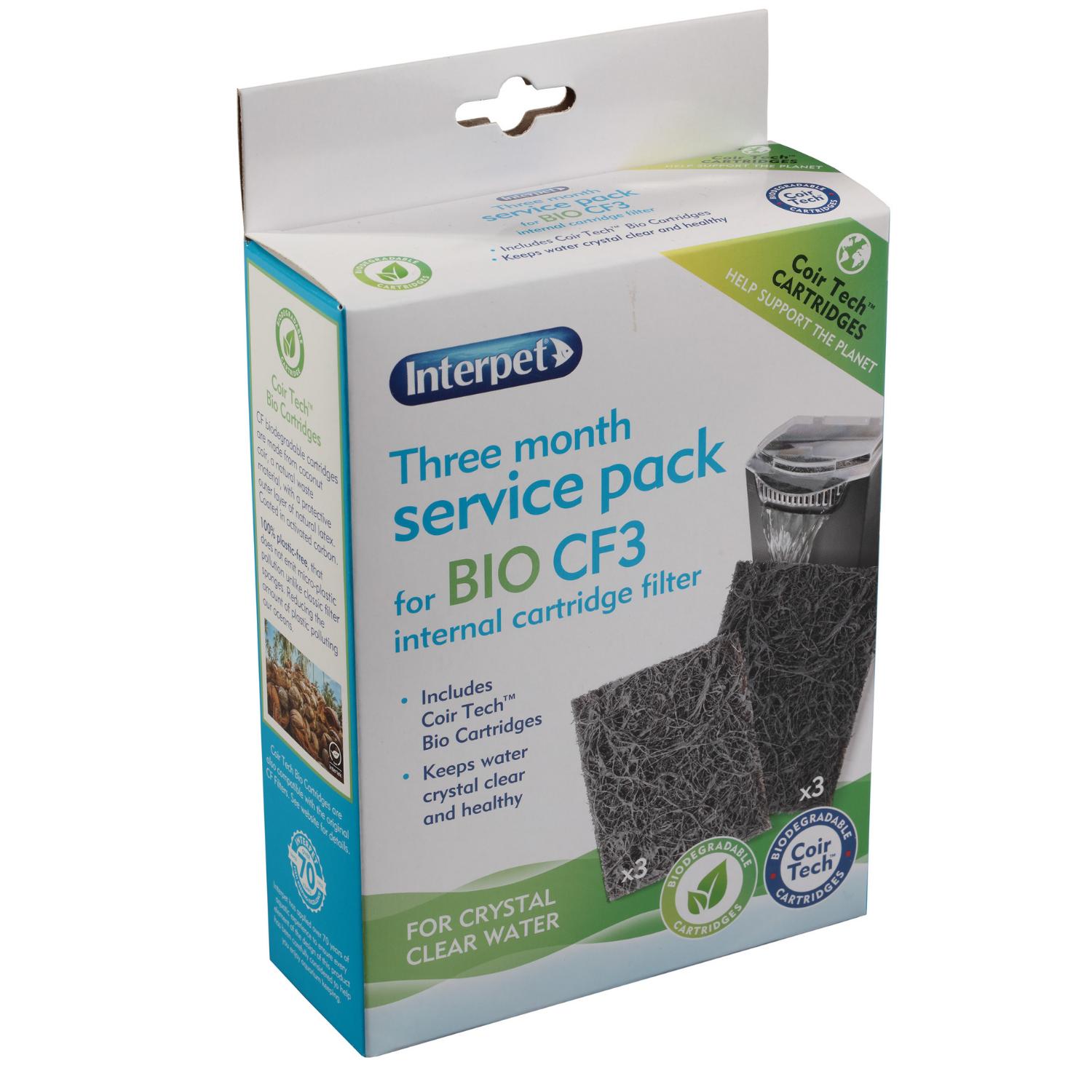 Interpet - 3 Month Service Pack for Bio-CF3 Internal Cartridge Filter