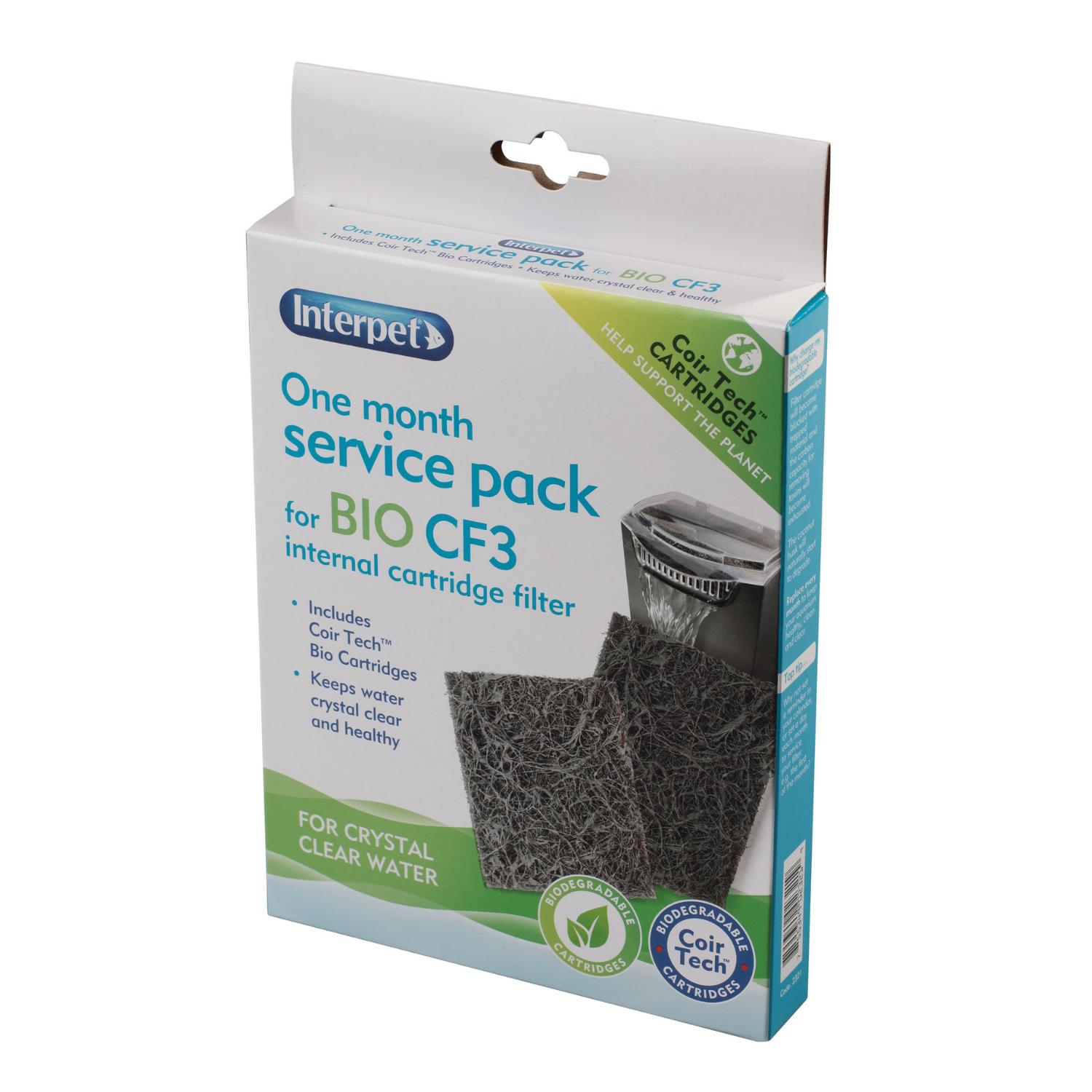 Interpet - 1 Month Service Pack for Bio-CF3 Internal Cartridge Filter