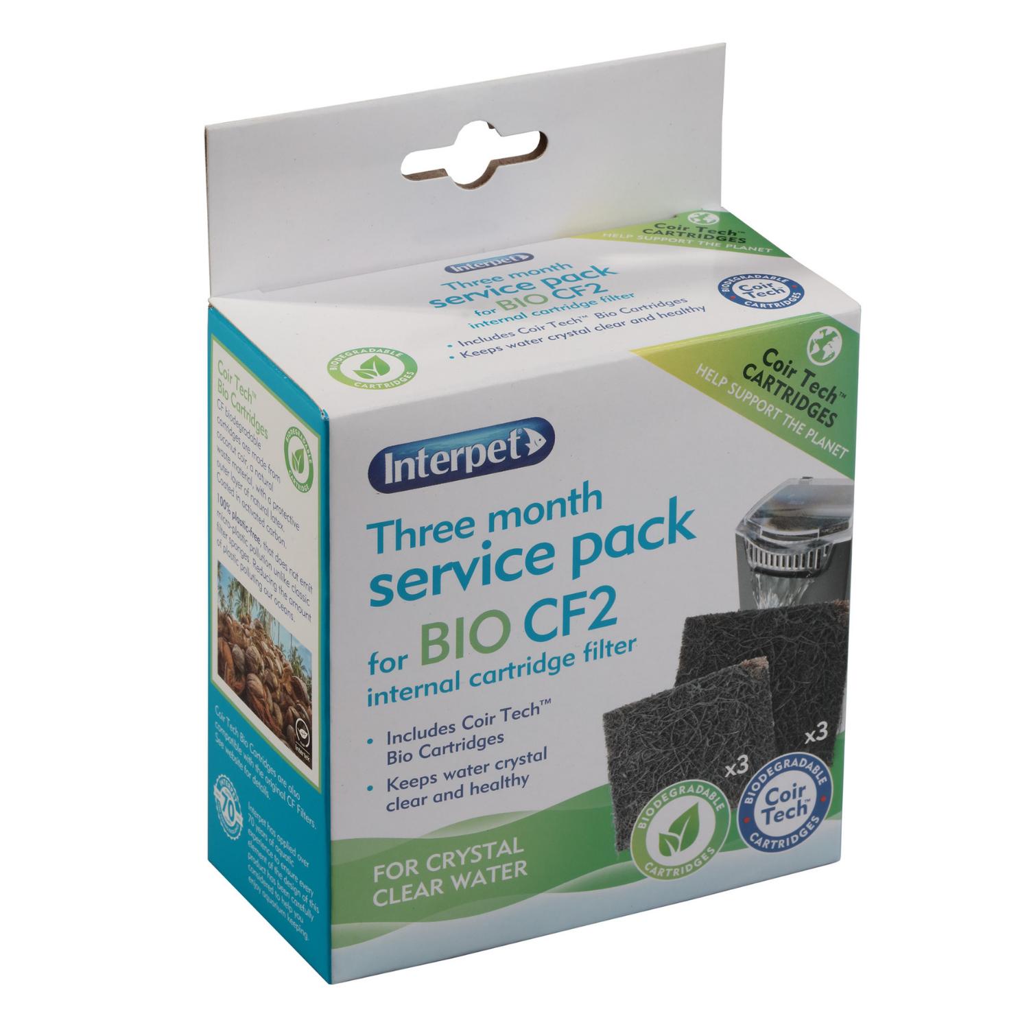 Interpet - 3 Month Service Pack for Bio-CF2 Internal Cartridge Filter
